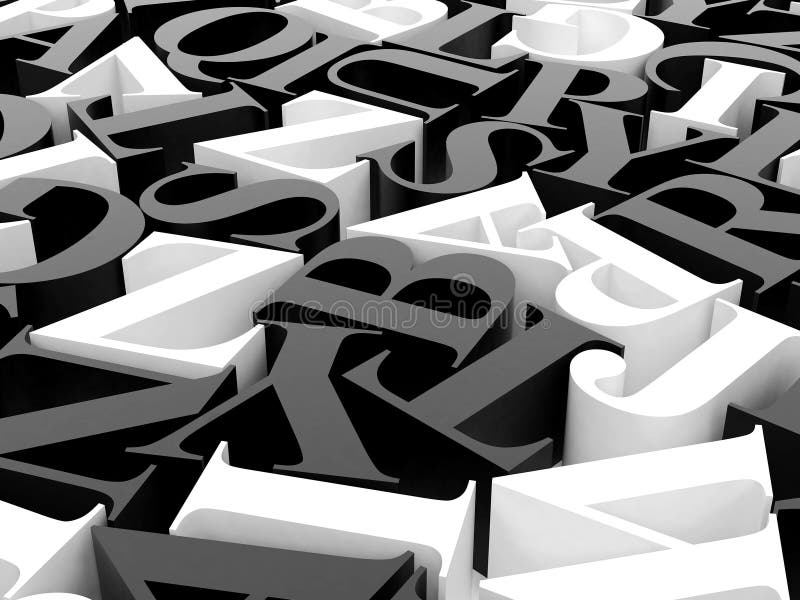 Background of alphabets stock illustration. Illustration of qwerty ...