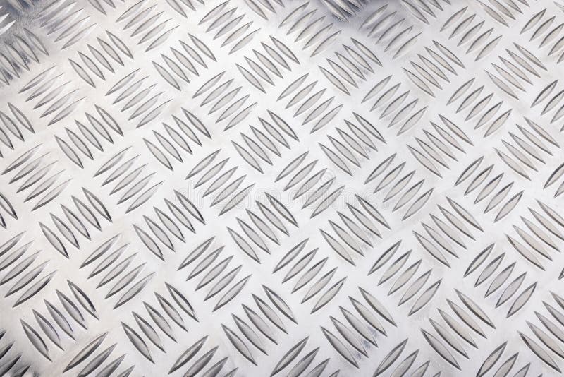 A Background of Aluminum Diamond Plate , Can Be Used As a Background ...