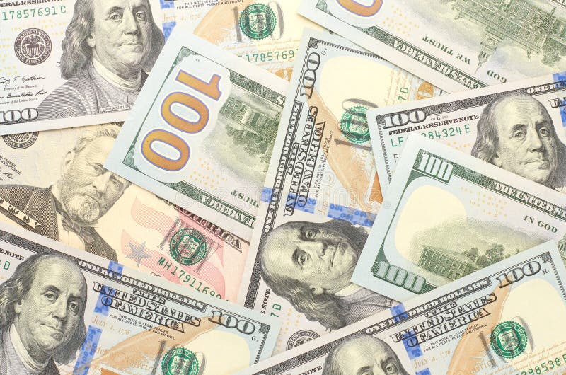 Background of American Paper Money Stock Image - Image of currency ...