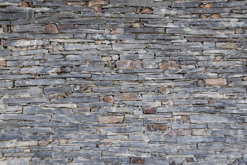 Background of an Ancient Grey Wall Made of Stones Stock Photo - Image ...