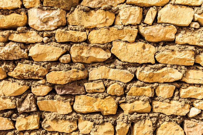Background of Ancient Stone Wall. Texture of Old Brick Stock Image ...