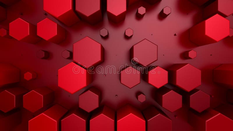 Background of Animated Hexagons Stock Footage - Video of structure, looped: 236738686