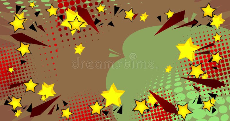 Background Animation in Pop Art, Comics Style. Stock Video - Video of ...