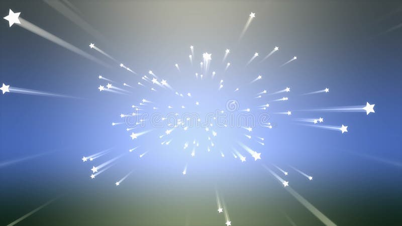 Shooting Star Cartoon Animation in Alpha Channel Stock Footage - Video ...