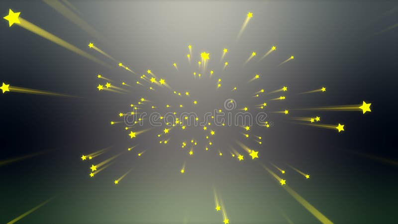 Shooting Star Animation in Space Stock Video - Video of cartoon, full ...