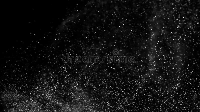 Abstract Background Animation of Microparticles in the Form of Fine ...