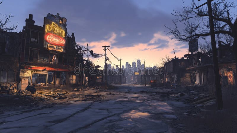 Background of Apocalypse for Wallpaper Stock Image - Image of exterior ...