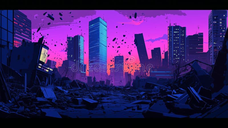 Background of Apocalypse for Wallpaper Stock Photo - Image of future ...