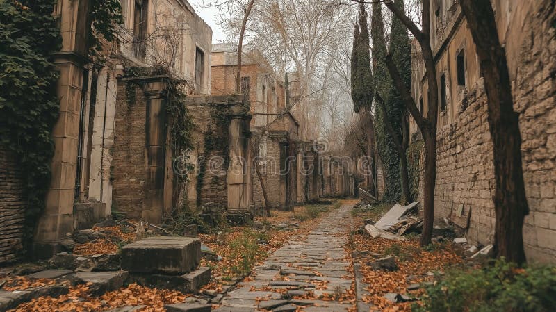 Background of Apocalypse for Wallpaper Stock Image - Image of graveyard ...