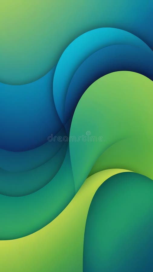 Background from Arc Shapes and Green Stock Photo - Image of green ...