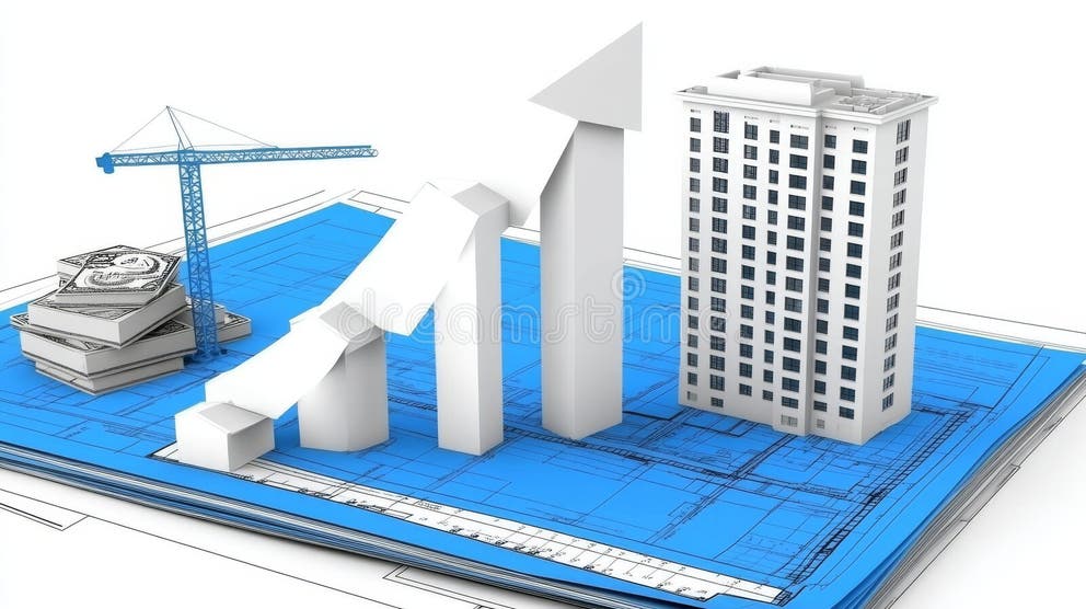 The Background of Architectural Blueprints Provides a Context for the ...