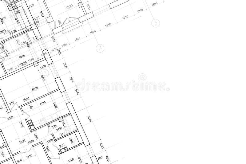 Background of Architectural Drawing Stock Illustration - Illustration ...