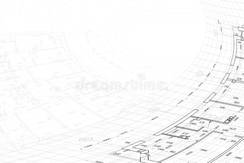 Background of Architectural Drawing Stock Illustration - Illustration ...