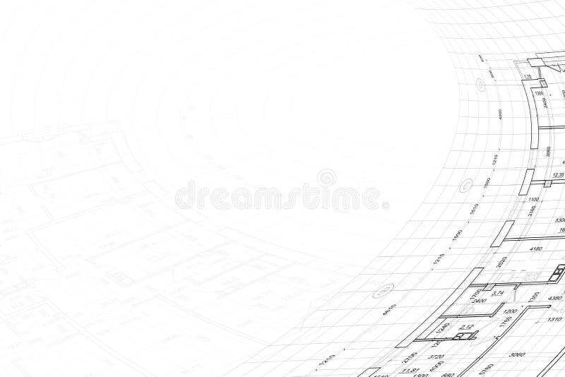 Background of Architectural Drawing Stock Illustration - Illustration ...