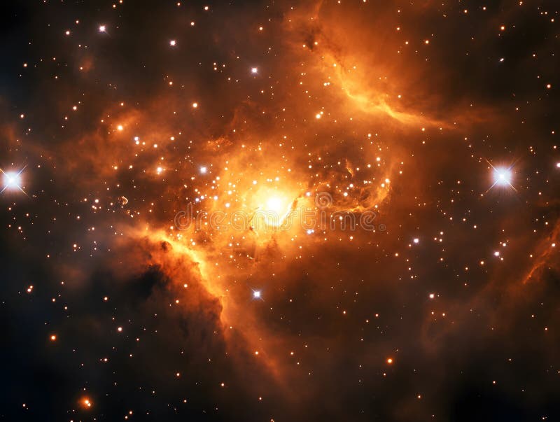 Background with Array of Star Clusters in Space. Stock Photo - Image of ...