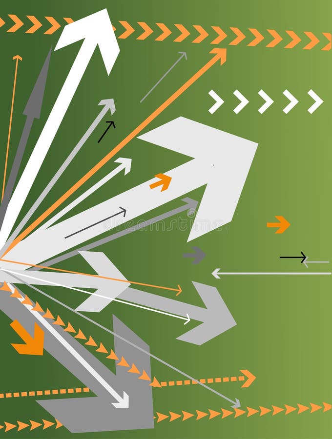 Background with arrows stock vector. Illustration of square - 6217680