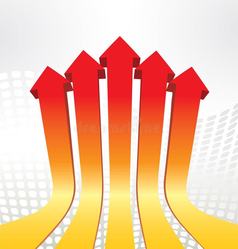 Background with arrows stock vector. Illustration of blue - 8501476