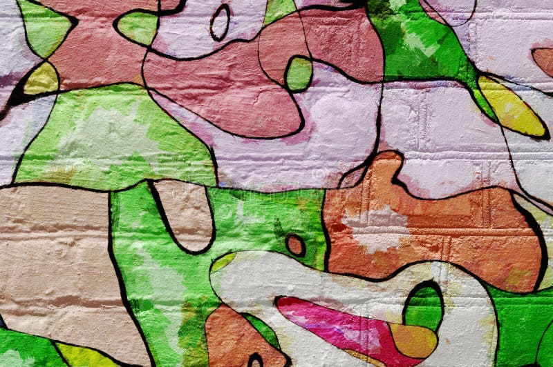 Background- Art Graffiti Wall Stock Illustration - Illustration of ...