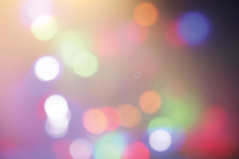 Round Multi-colored Defocus Lights. Background As Material for ...