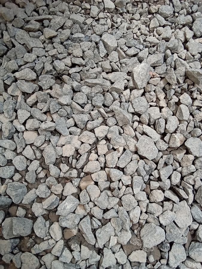 Background of Ash Stones Scattered on the Ground Stock Photo - Image of ...
