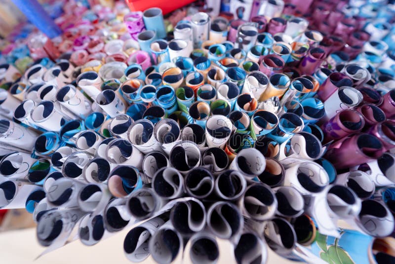 Background of Assorted Colored Wrapping Paper Set Stock Photo - Image ...