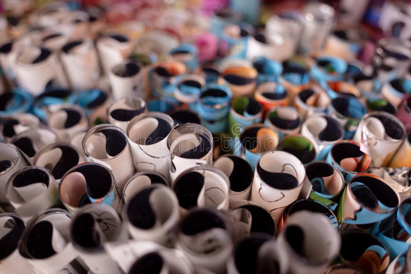 Background of Assorted Colored Wrapping Paper Set Stock Photo - Image ...