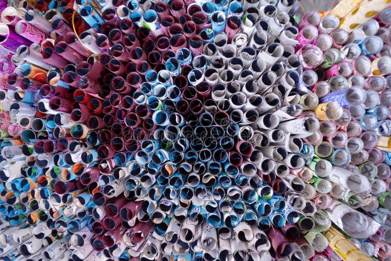 Background of Assorted Colored Wrapping Paper Set Stock Image - Image ...