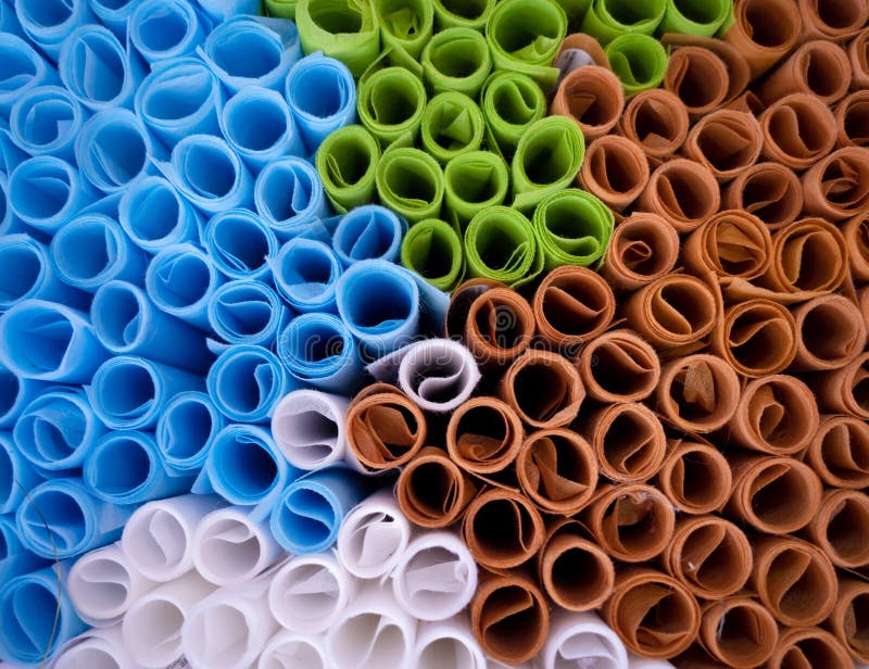 Background of Assorted Colored Wrapping Paper Set Stock Image - Image ...