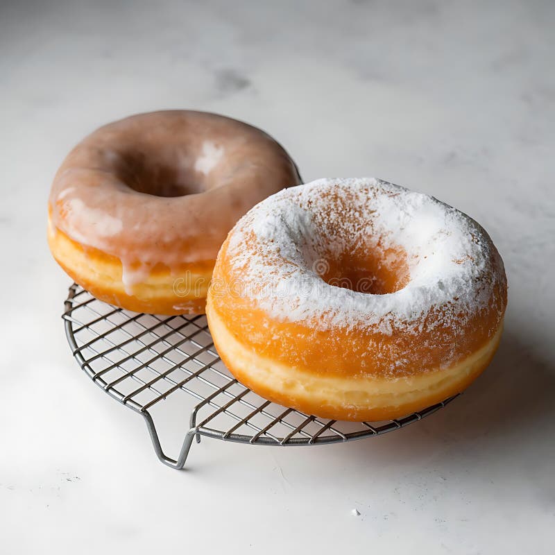 Background of Assorted Donuts (Doughnuts) of Various Flavors. Stock ...