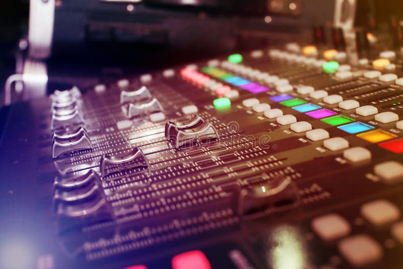 Background of audio mixer stock image. Image of mixing - 73920503