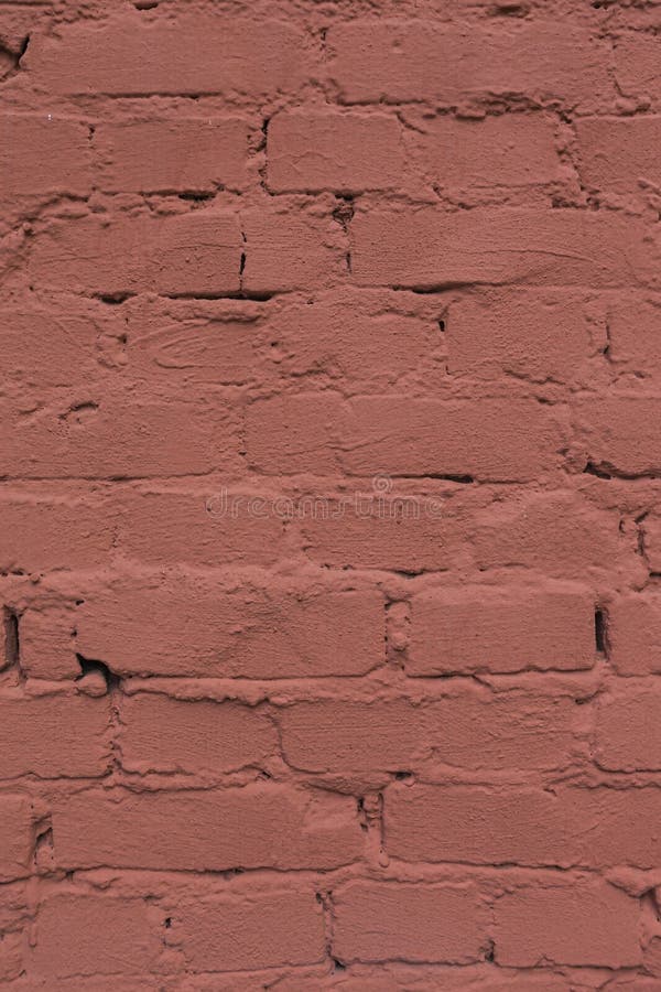 Background of Authentic Brick Wall without Windows at Noon Stock Image ...