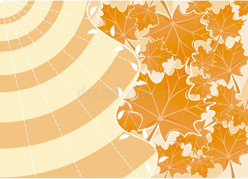 Background autumn, vector stock vector. Illustration of frame - 930962