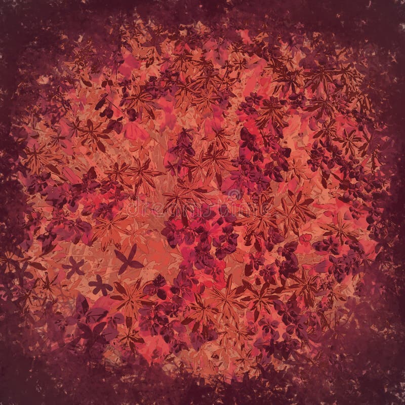 Abstract Background - Abstract Brick Red Vegetation - Abstract Plant ...