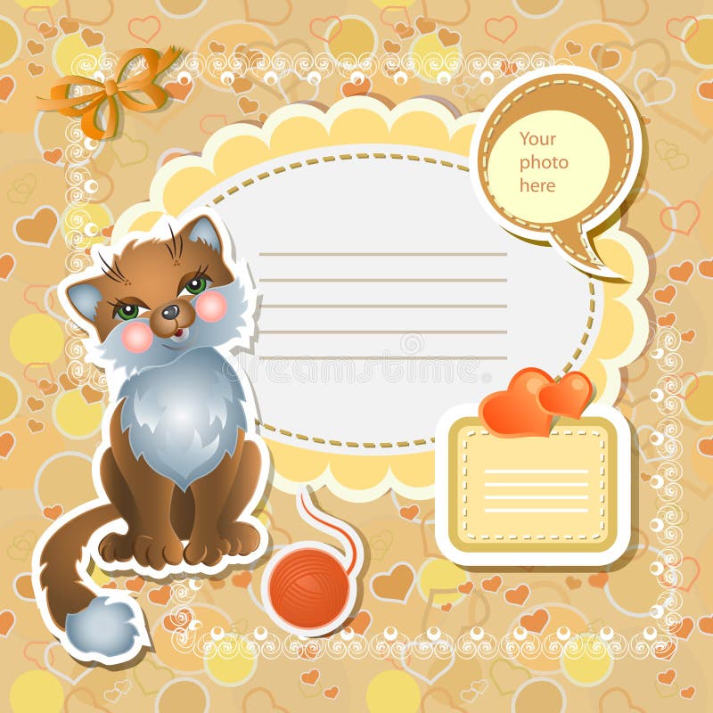 Cute Animal Note Papers Collection Stock Vector - Illustration of ...
