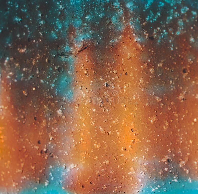 Colourful Gradient Glass Reflections on a Wall Stock Image - Image of ...