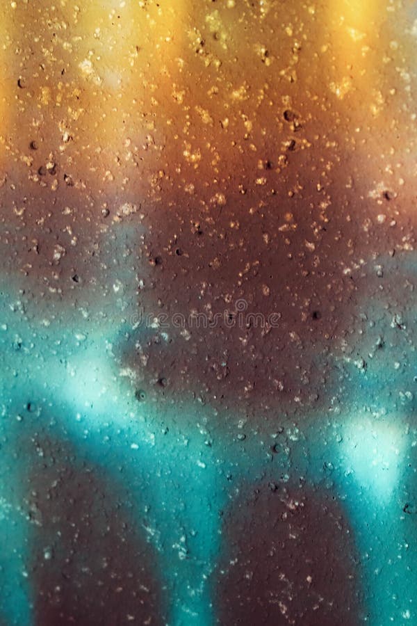 Colourful Gradient Glass Reflections on a Wall Stock Photo - Image of ...