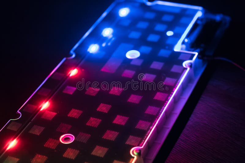 Background Backlight Backlit Button Closeup, Keyboard Stock Image ...