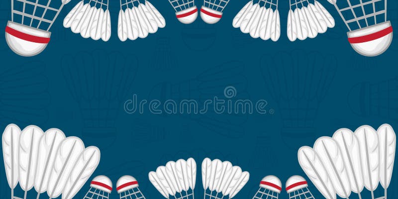 Badminton Background Paper Note Drawn Stock Illustration - Illustration ...