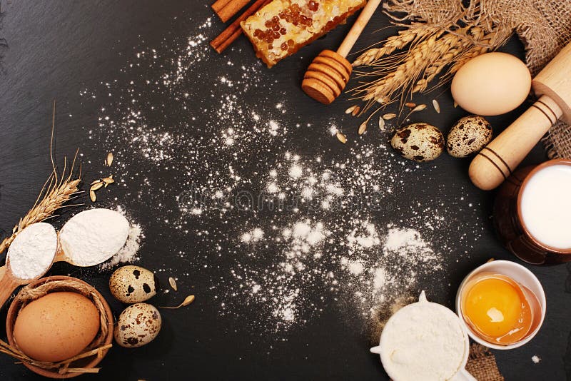 Background Baking. Rustic Style Stock Photo - Image of cooking, rural ...