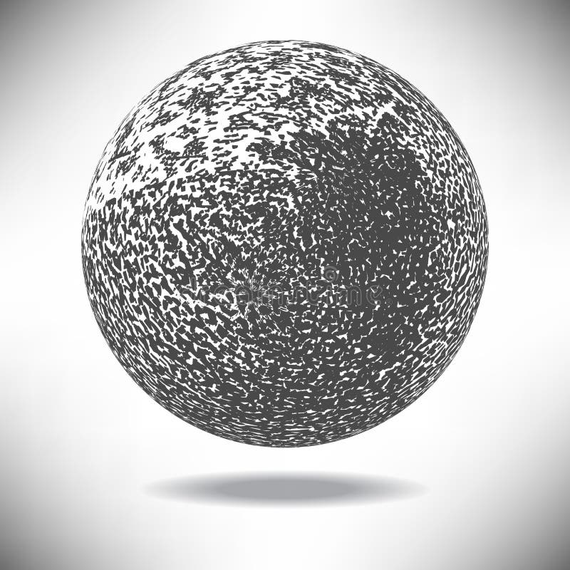 Background Ball Engraved Dots and Spots in Vintage Style Stock Vector ...