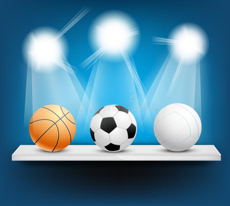 Background with balls stock vector. Illustration of beam - 23705463