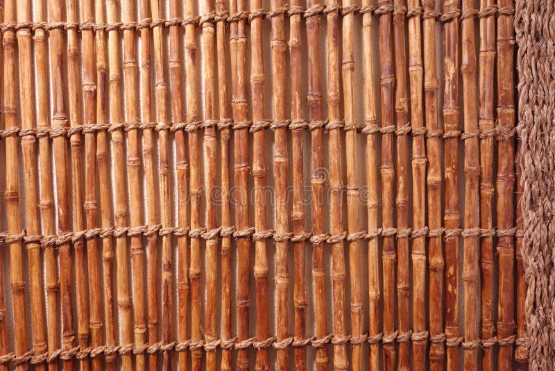 Background bamboo and rope stock image. Image of structure - 153104915