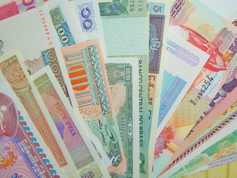 Background of Banknotes of the World Paper Money Editorial Stock Image ...