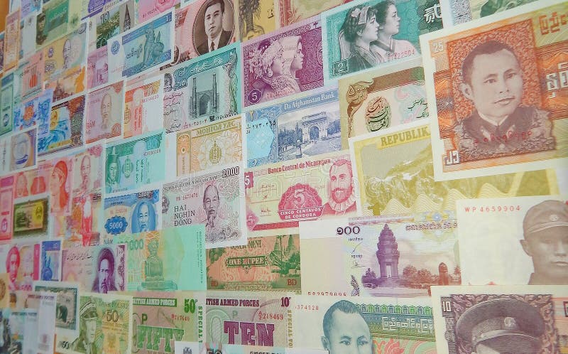 Background of Banknotes of the World Paper Money Editorial Image ...