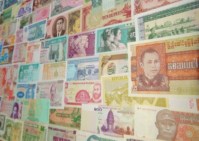 Background of Banknotes of the World Paper Money Editorial Stock Image ...