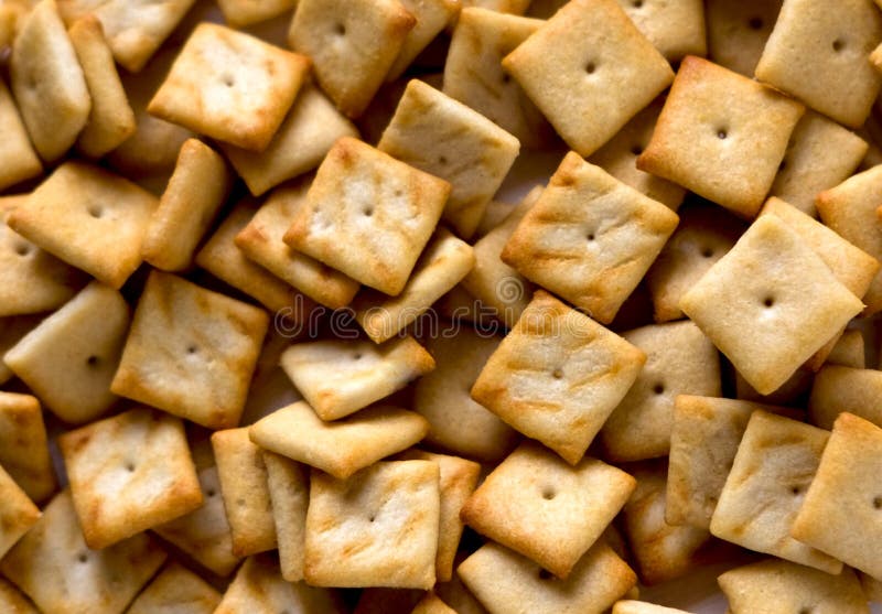 Background for a Banner with Crackers. Macro Photo of Crackers. Cracker ...