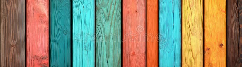 The Background Banner Texture Features Rustic Colored Stripes Arranged ...