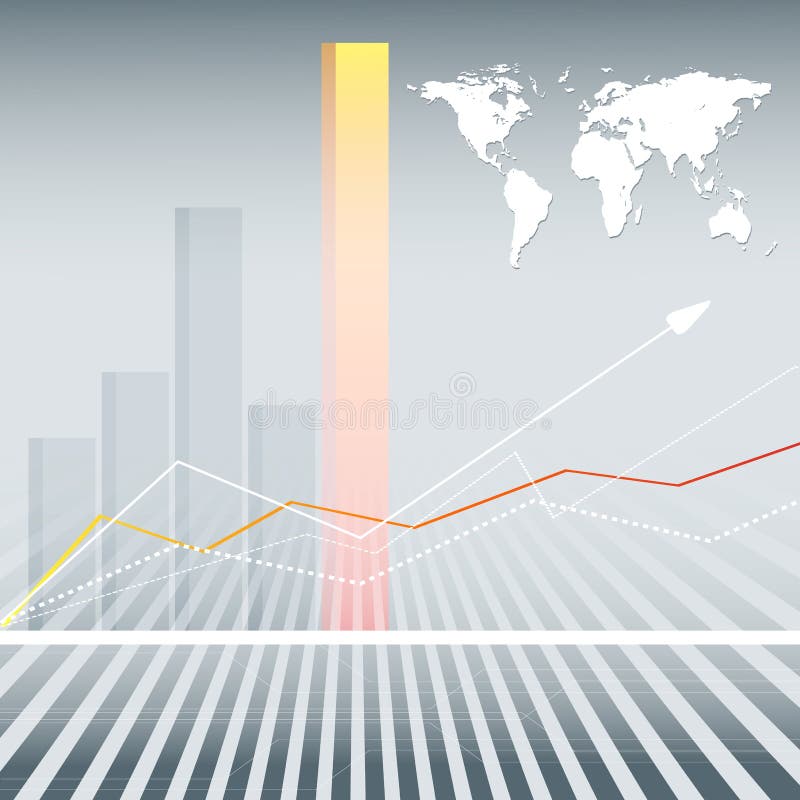 Background with bar graphs stock vector. Illustration of icon - 37019091