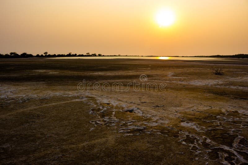 Background Barren Ground Sunset Stock Photo - Image of environment ...