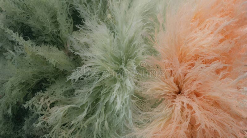 The Dominant Elements are Feathery, Light Peach-tan Pinkish-beige ...